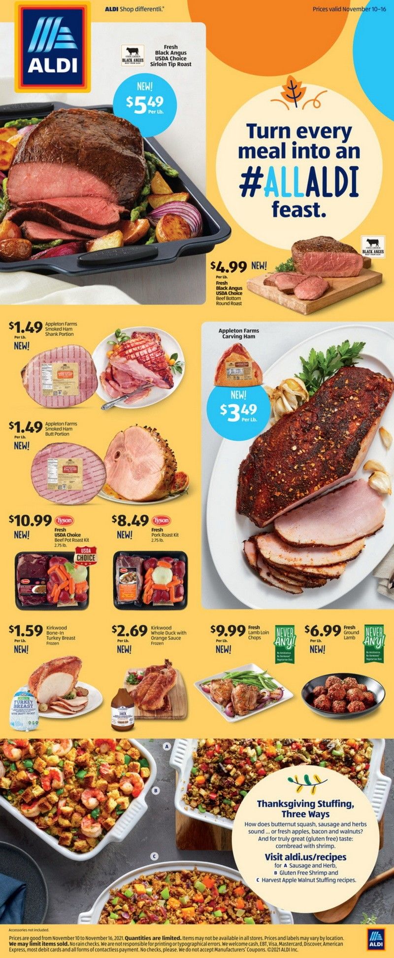 ALDI Weekly Ad Nov 10 – Nov 16, 2021 (Thanks-for-Giving Promotion Included)