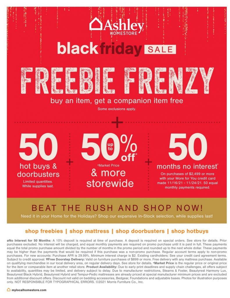 Ashley Furniture HomeStore Black Friday Catalog