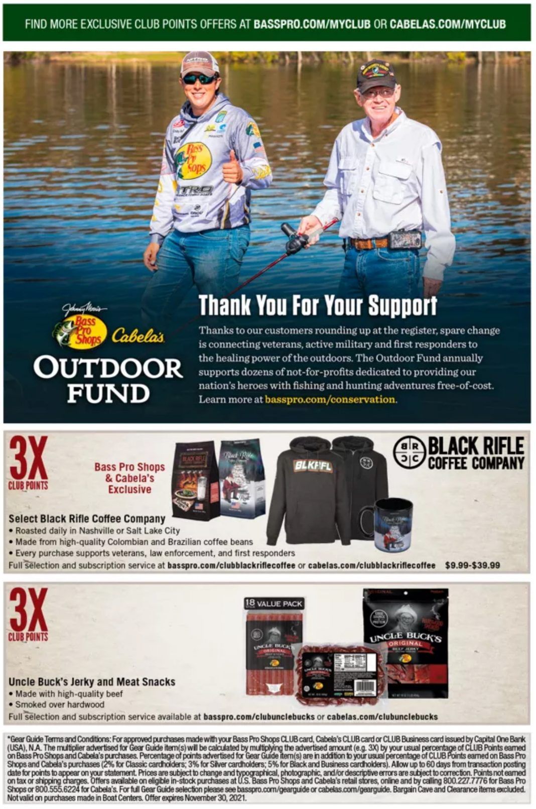 Bass Pro Shops Gear Guide Sale Nov 01 – Nov 30, 2021
