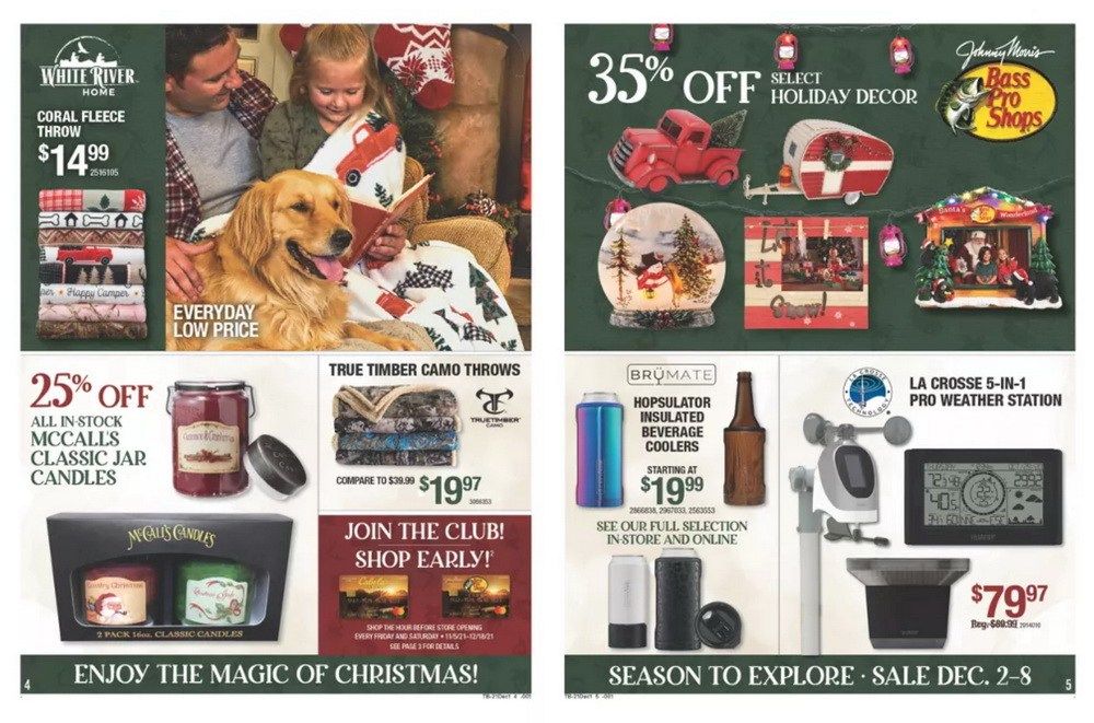 Bass Pro Shops Weekly Ad Dec 02 – Dec 08, 2021