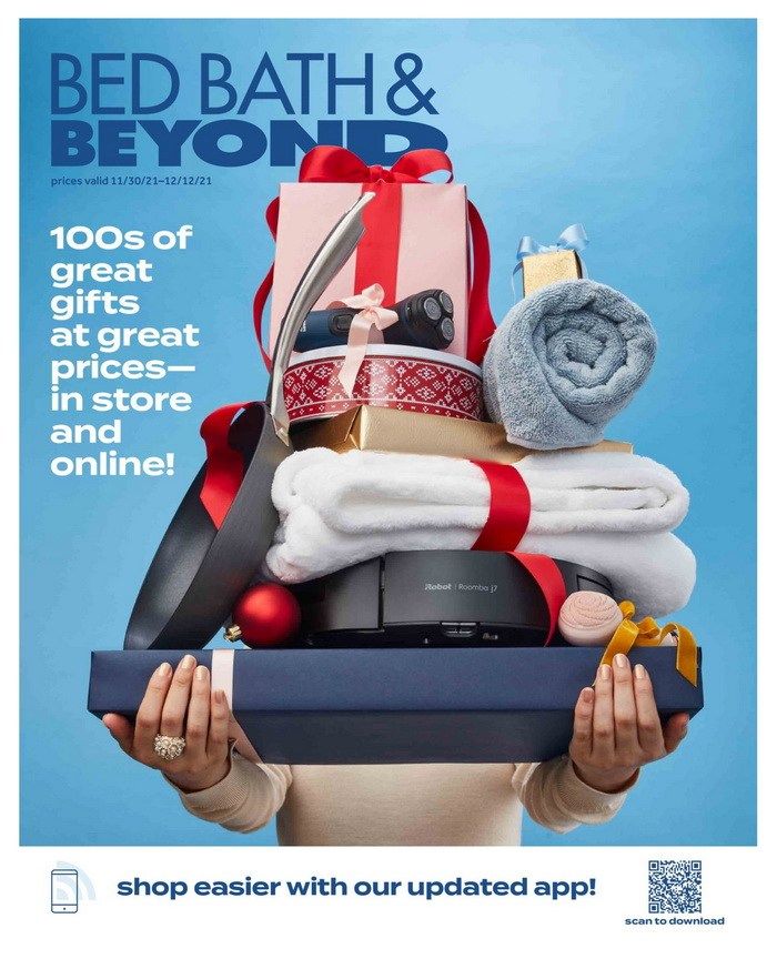 Bed Bath & Beyond Monthly Ad Nov 30 – Dec 12, 2021