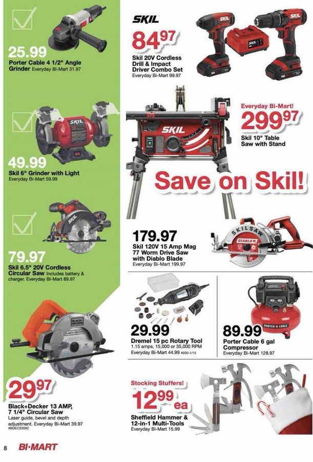 Bi-Mart Black Friday Flyer Nov 22 – Nov 30,2021