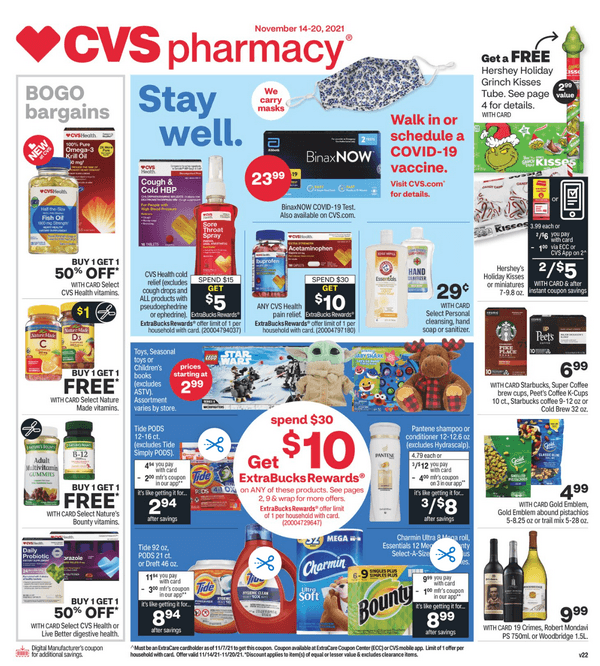 CVS Weekly Ad Nov 14 – Nov 20, 2021 (Christmas Sale Included)