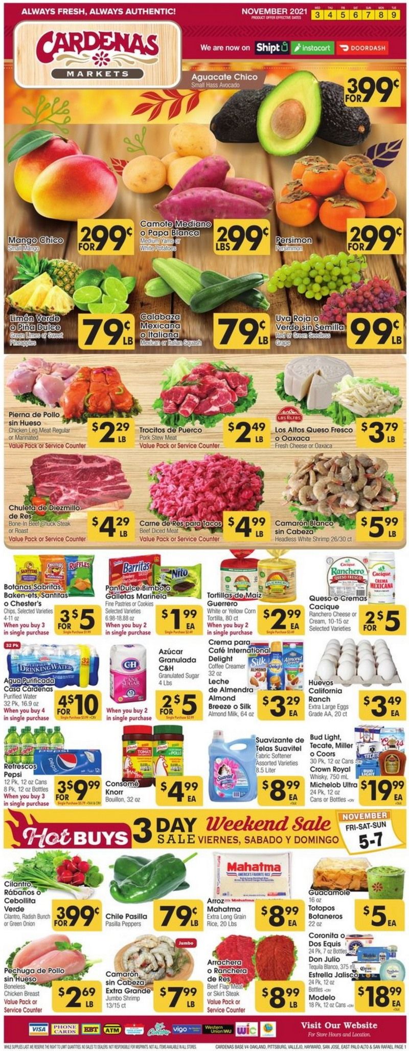 Cardenas Weekly Ad Nov 03 – Nov 09, 2021