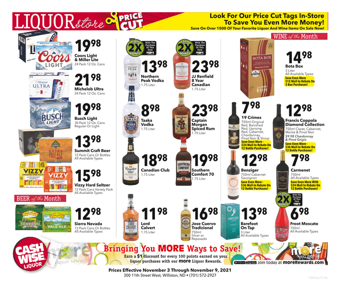 Cash Wise Weekly Ad Nov 03 – Nov 09, 2021(Pre-Black Friday Promotion ...