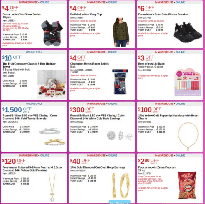 Costco Monthly Ad Nov 22 – Dec 24, 2021