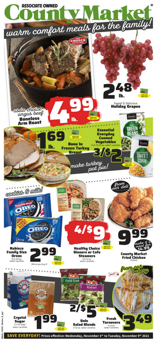 County Market Weekly Ad Nov 03 – Nov 09, 2021