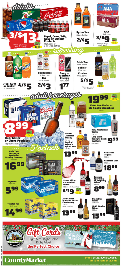 County Market Weekly Ad Dec 01 – Dec 07, 2021