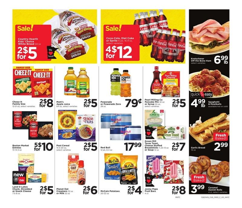 Cub Foods Weekly Ad Nov 28 – Dec 04, 2021