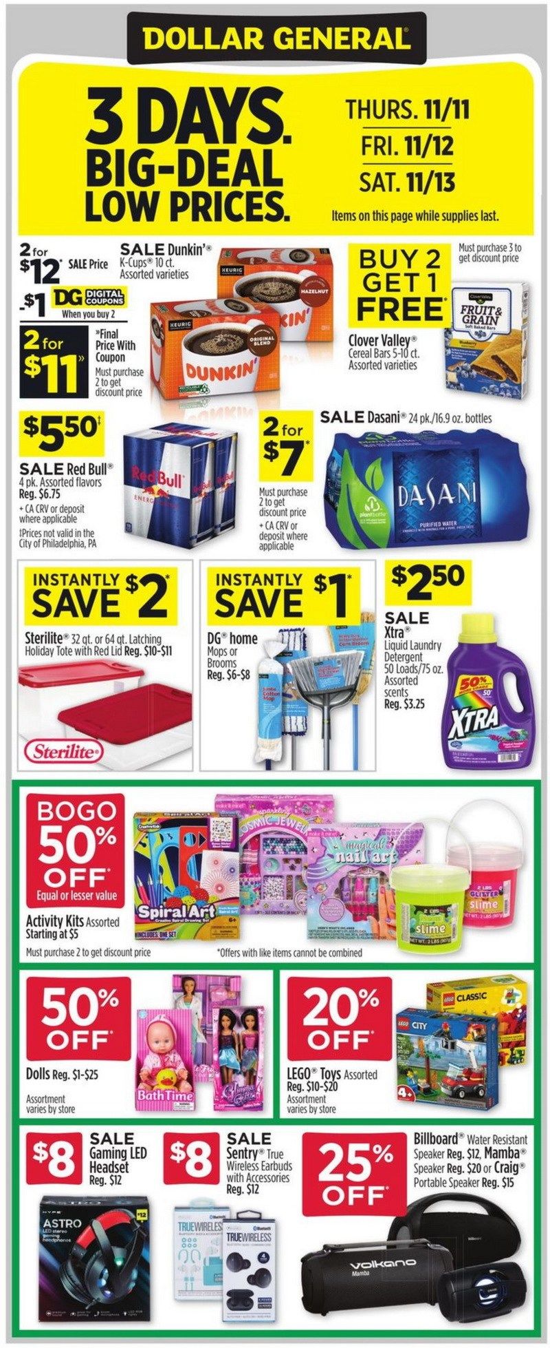 Dollar General Weekly Ad Nov 07 – Nov 13, 2021 (Christmas Promotion ...
