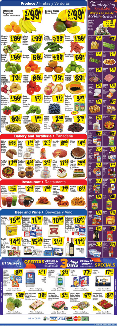 El Super Weekly Ad Nov 24 – Nov 30, 2021