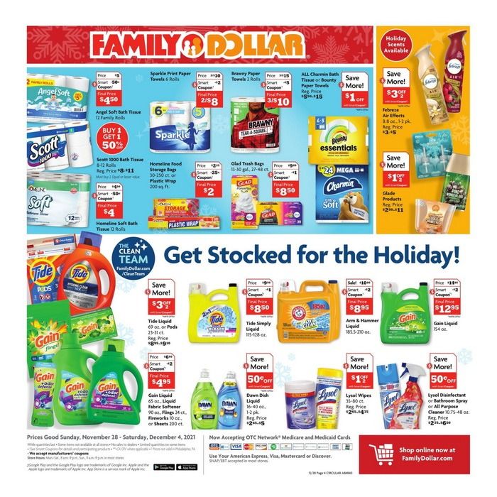 Family Dollar Weekly Ad Nov 28 – Dec 04, 2021