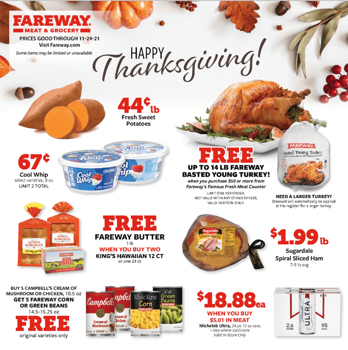 Fareway Weekly Ad Nov 16 – Nov 24, 2021 - Part 2