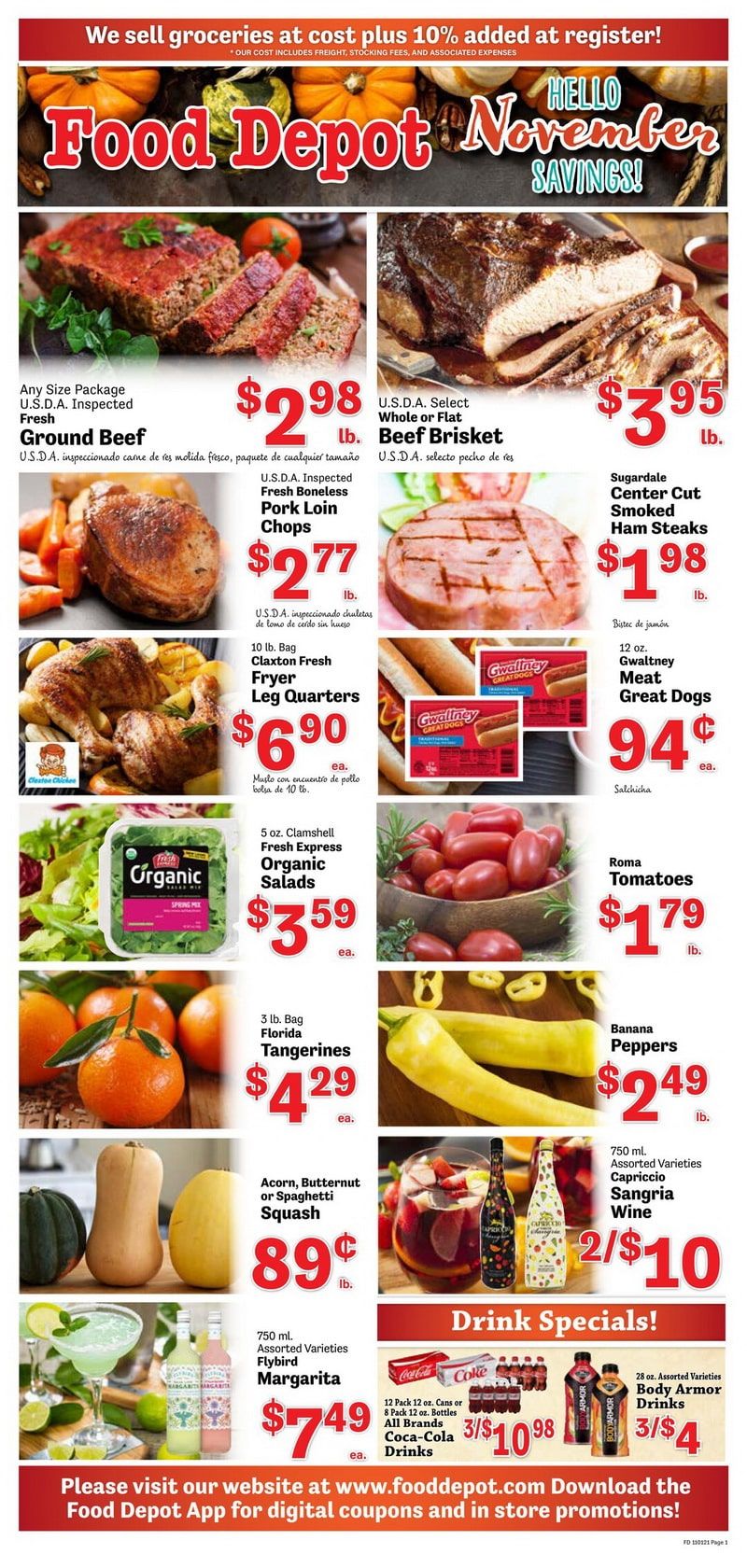 Food Depot Weekly Ad Nov 01 – Nov 07, 2021