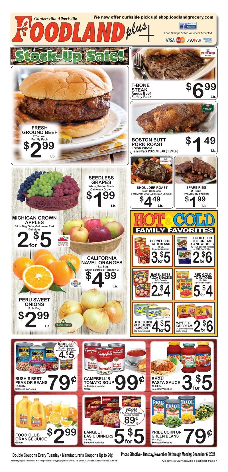 Foodland(US) Weekly Ad Nov 30 – Dec 06, 2021