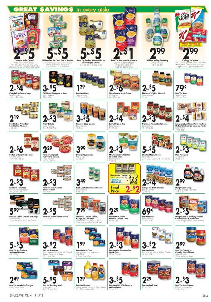 Gerrity's Supermarkets Weekly Ad Nov 07 – Nov 13, 2021