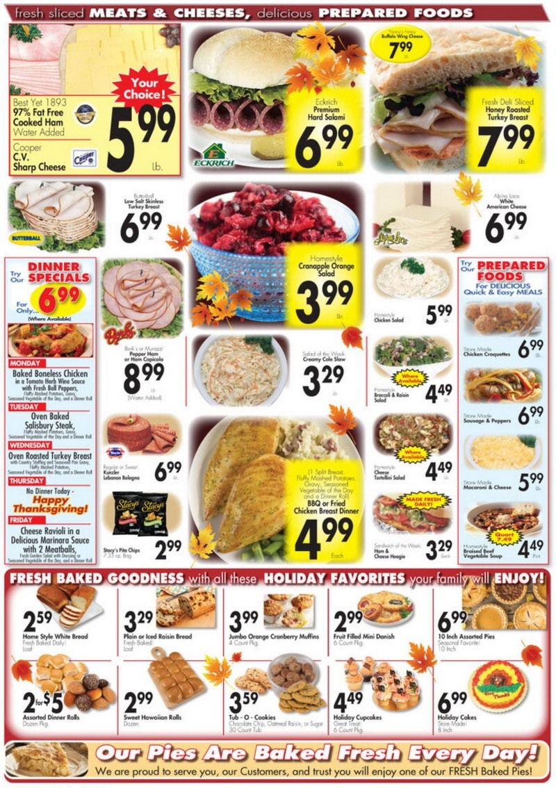 Gerrity's Supermarkets Weekly Ad Nov 21 – Nov 27, 2021 (Thanksgiving ...