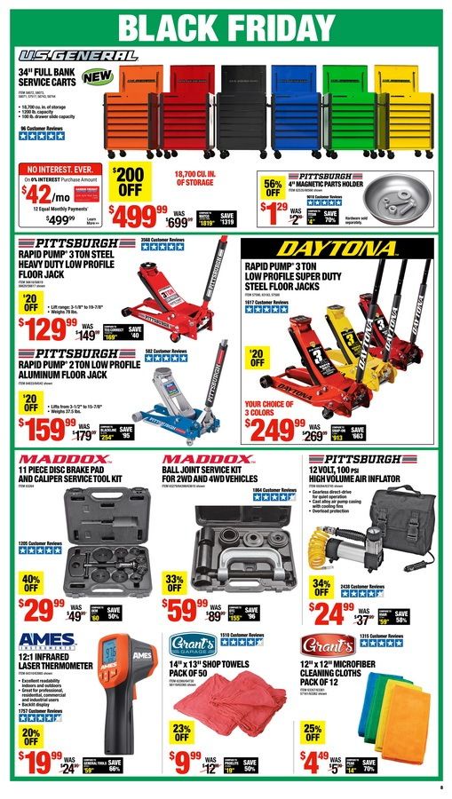 Harbor Freight Black Friday Sale Nov 22 – Nov 29, 2021