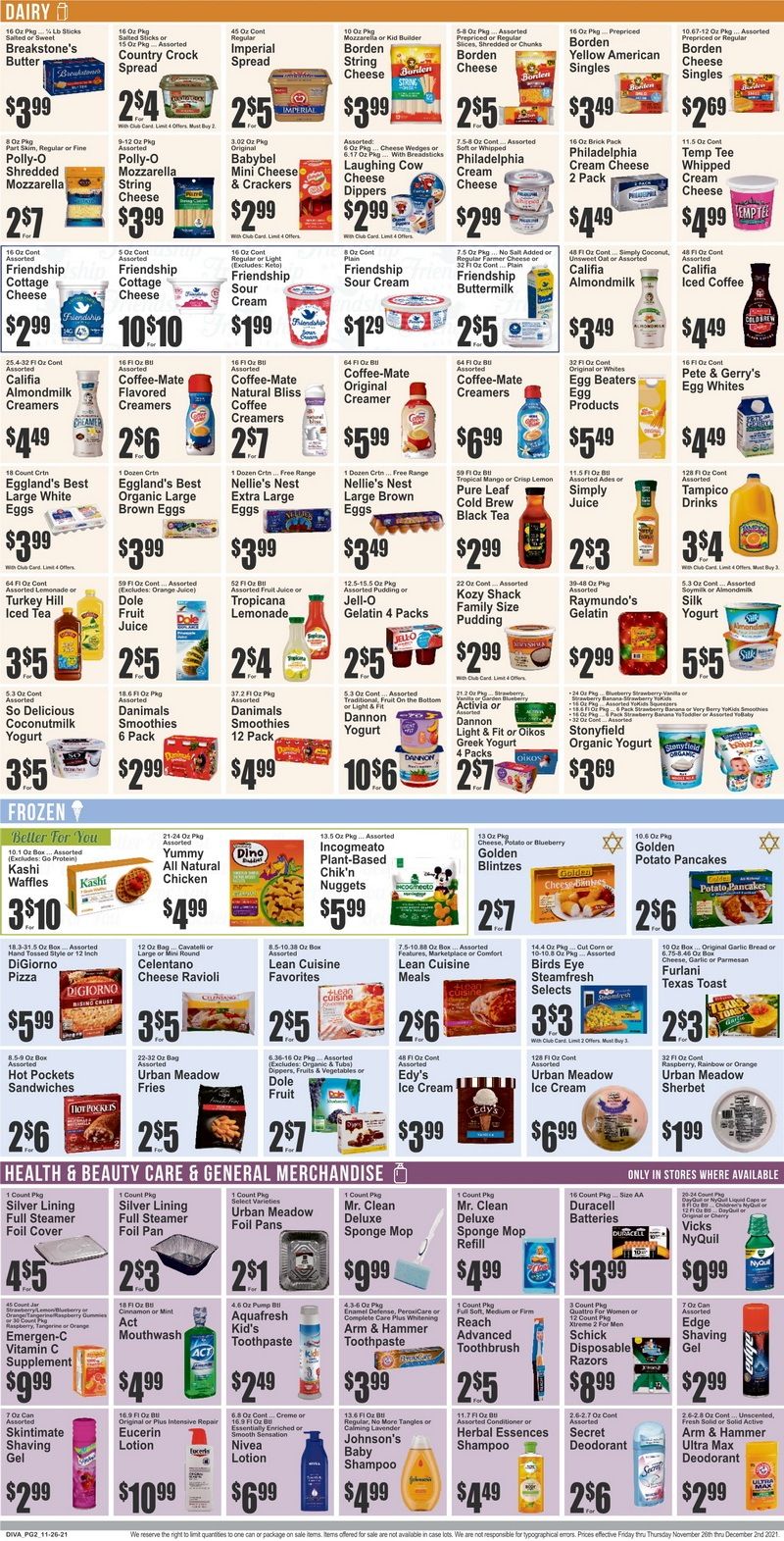 Key Food Weekly Ad Nov 26 – Dec 02, 2021
