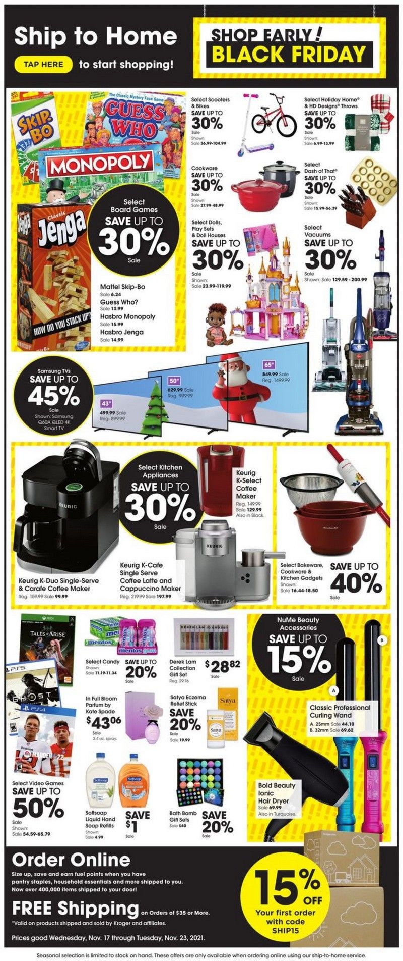Kroger Weekly Ad Nov 17 – Nov 25, 2021 (Black Friday & Thanks-for ...