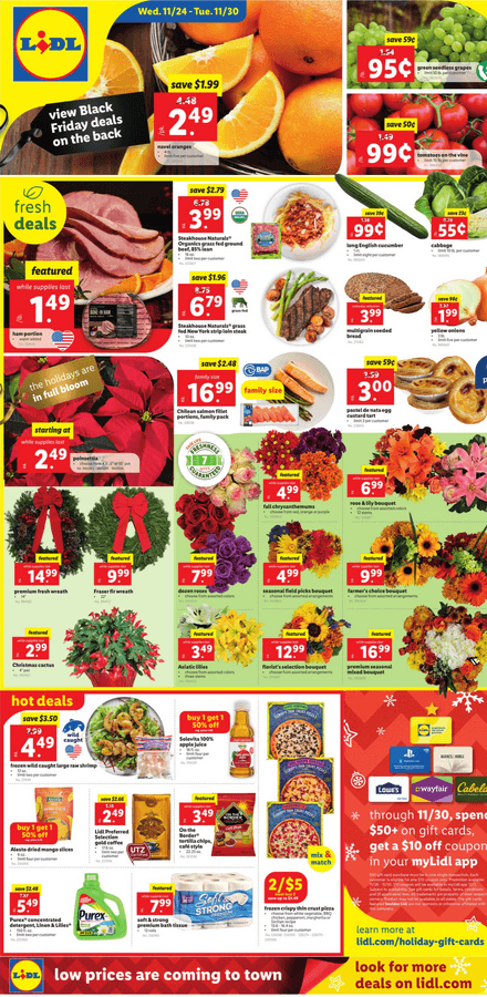 Lidl Weekly Ad Nov 24 – Nov 30, 2021