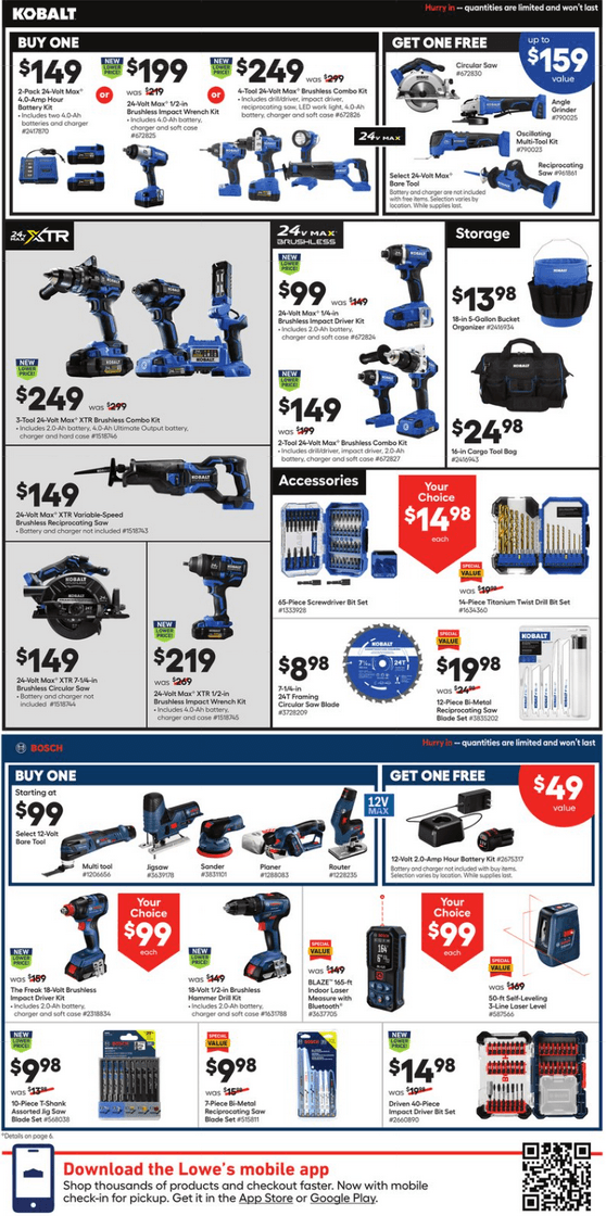 Lowe's Pre Black Friday Ad Nov 18 – Nov 24, 2021