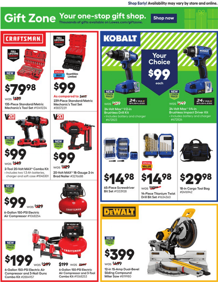 Lowe's Weekly Ad Nov 04 – Nov 10, 2021