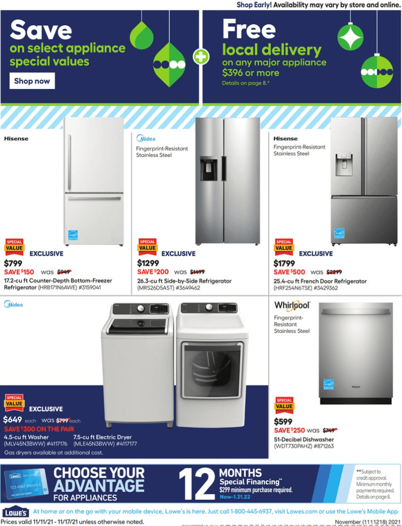 Lowe's Weekly Ad Nov 11 – Nov 17, 2021 (Christmas Promotion Included)