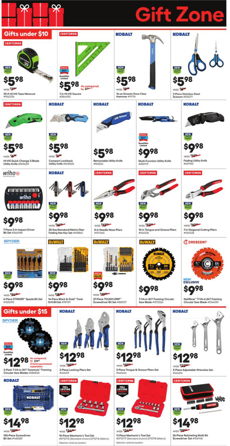 Lowe's Black Friday Ad Nov 25 – Dec 01, 2021