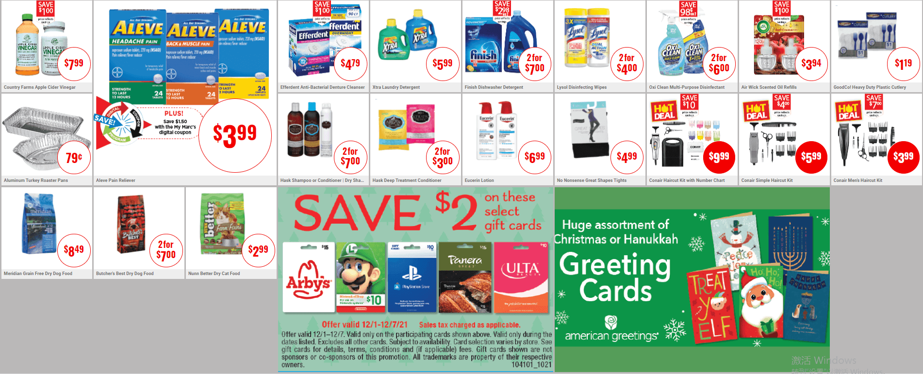 Marc's Weekly Ad Dec 01 – Dec 07, 2021