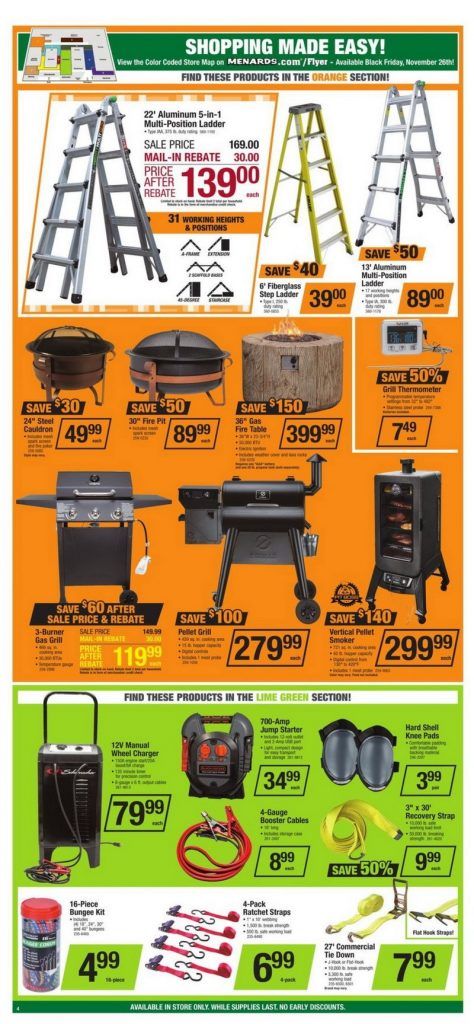 Menards Black Friday Ad Nov 26 – Dec 05, 2021