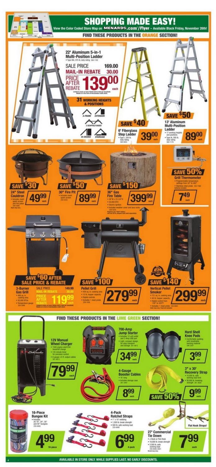 Menards Black Friday Ad Nov 26 – Dec 05, 2021