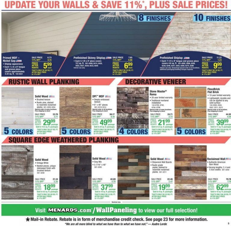 Menards Weekly Ad Nov 11 – Nov 24, 2021
