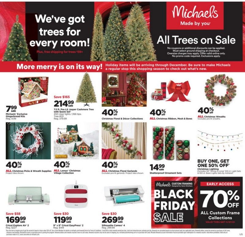 Michaels Weekly Ad Nov 21 – Nov 23, 2021