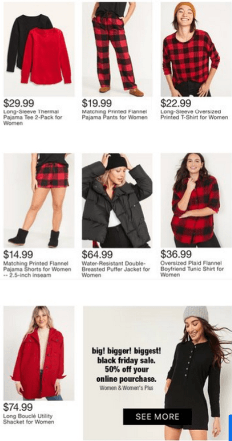 Old Navy Black Friday Sale Nov 25 – Nov 26, 2021