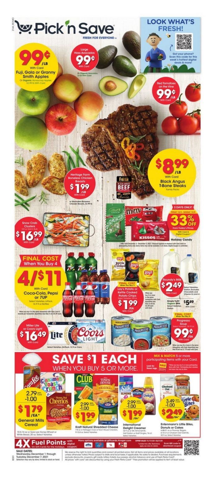 Pick 'n Save Weekly Ad Dec 01 – Dec 07, 2021