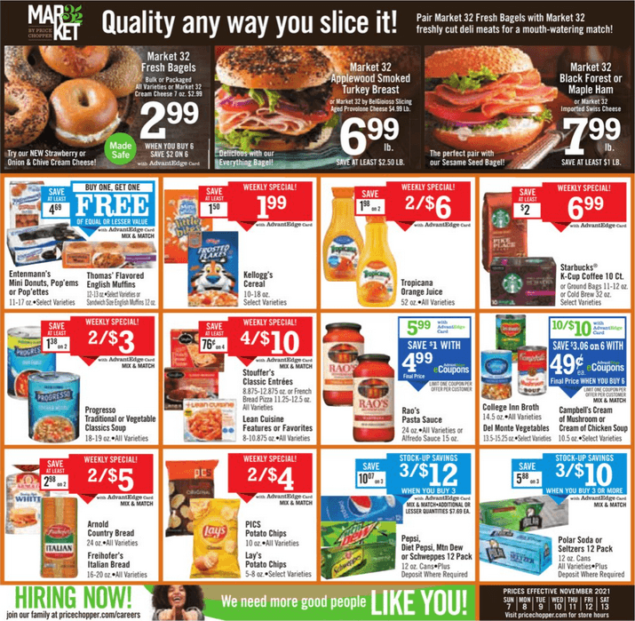 Price Chopper Weekly Ad Nov 07 – Nov 13, 2021