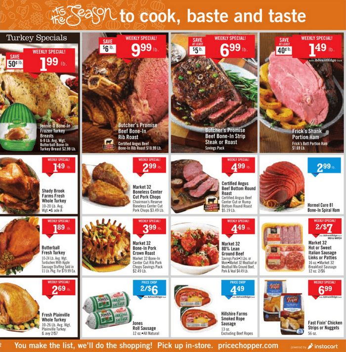 Price Chopper Weekly Ad Nov 21 – Nov 27, 2021