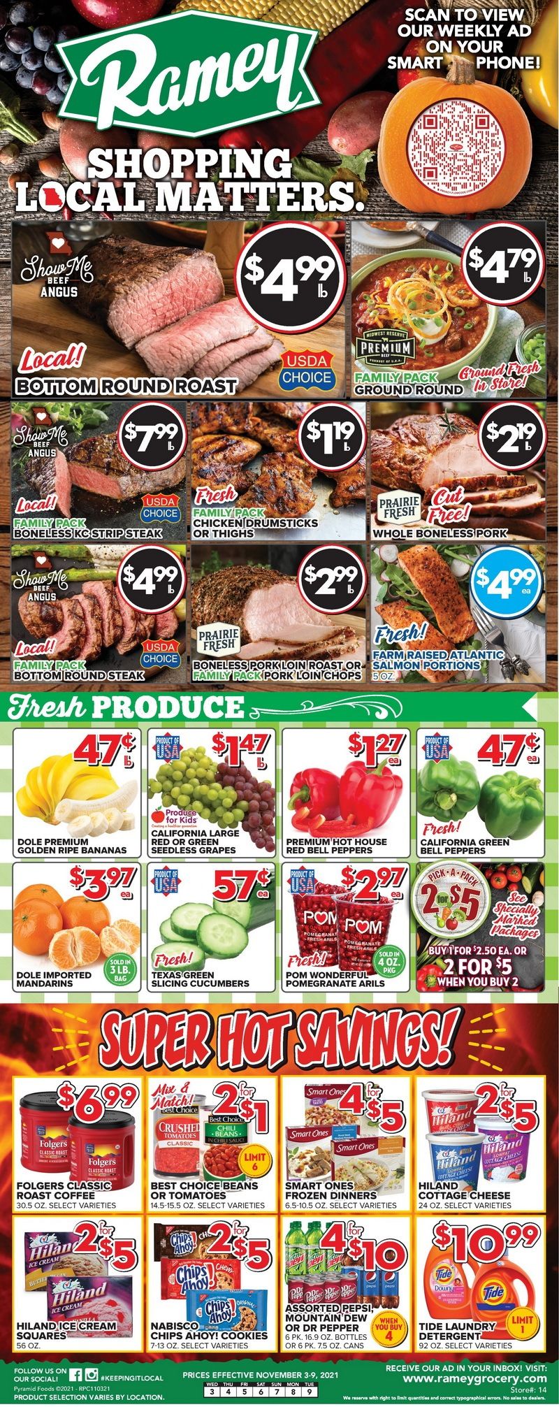 Price Cutter Weekly Ad Nov 03 – Nov 09, 2021