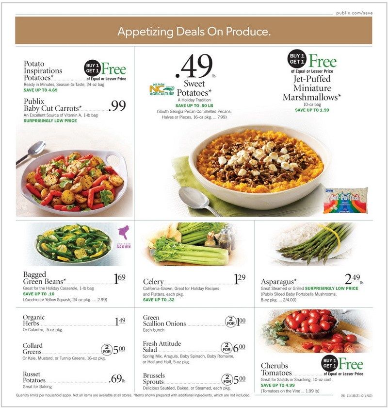 Publix Weekly Ad Nov 17 – Nov 24, 2021 (Thanks-for-Giving Promotion ...