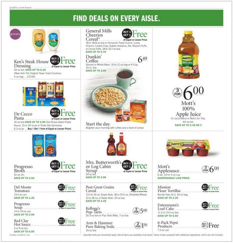 Publix Weekly Ad Nov 26 – Nov 30, 2021