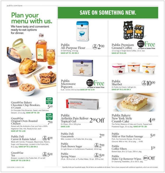 Publix Weekly Ad Nov 26 – Nov 30, 2021