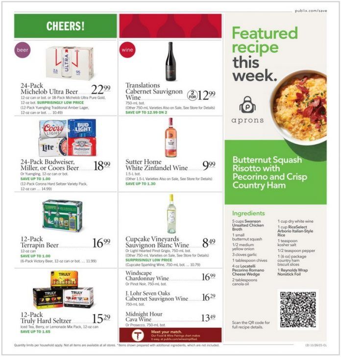 Publix Weekly Ad Nov 26 – Nov 30, 2021