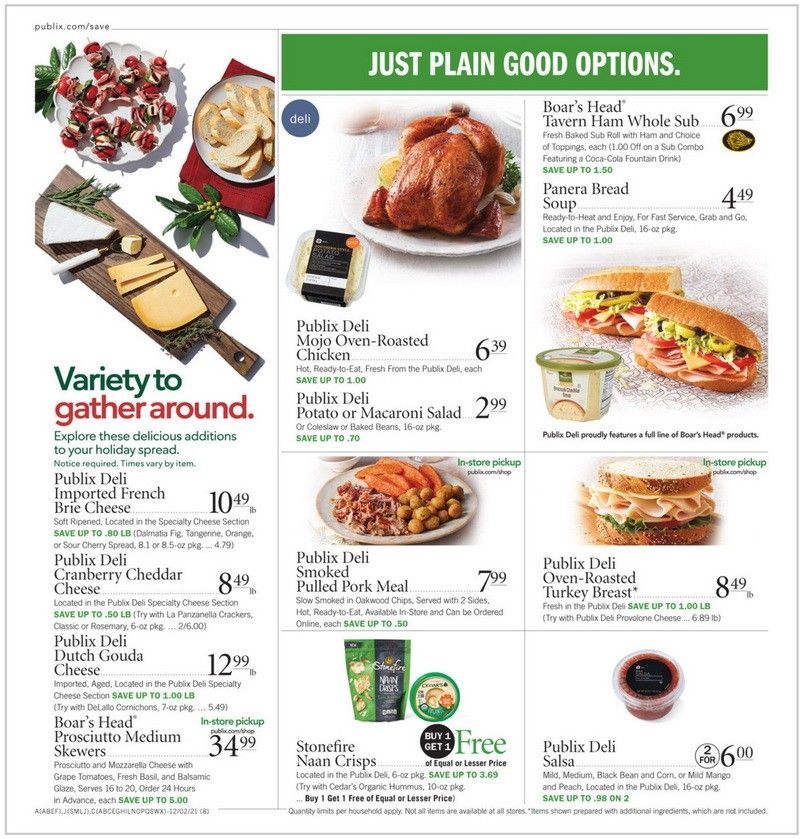 Publix Weekly Ad Dec 01 – Dec 07, 2021