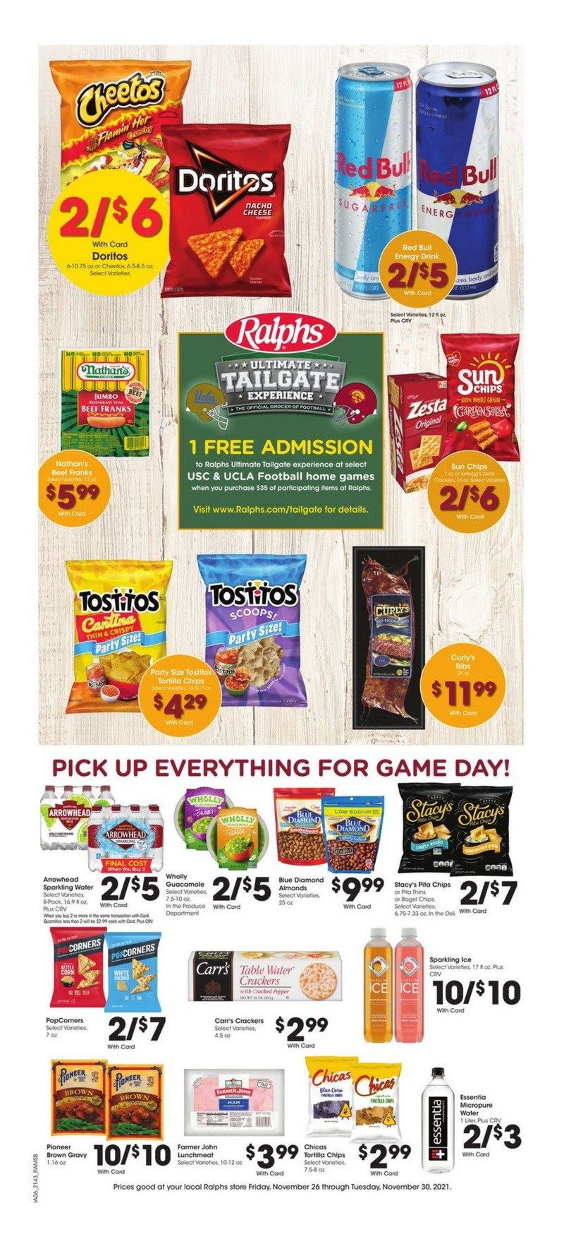 Ralphs Weekly Ad Nov 26 – Nov 30, 2021