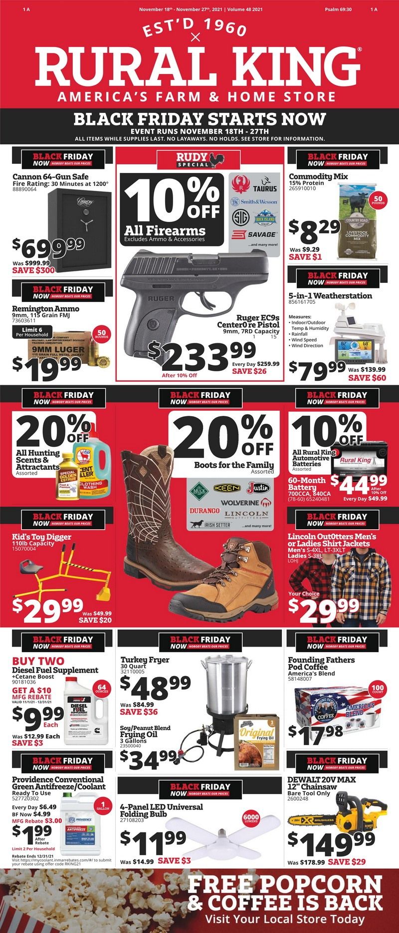 Rural King Weekly Ad Nov 18 – Nov 27, 2021 (Black Friday Sale Included)