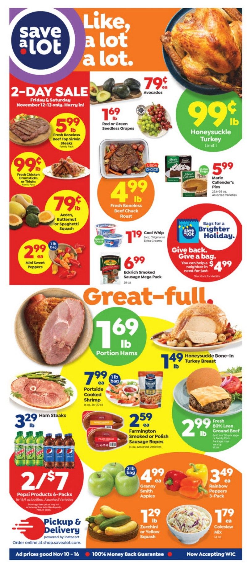 Save A Lot Weekly Ad Nov 10 – Nov 16, 2021