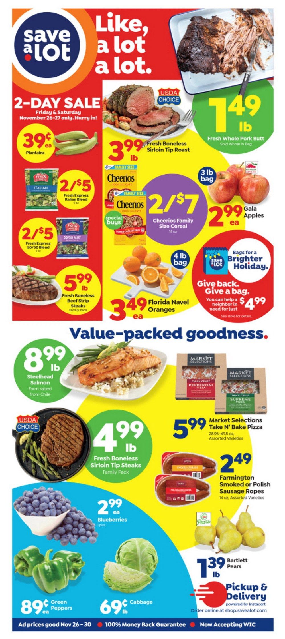 Save A Lot Weekly Ad Nov 26 – Nov 30, 2021