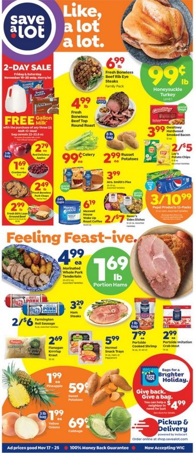 Save a Lot Weekly Ad Nov 17 – Nov 25, 2021