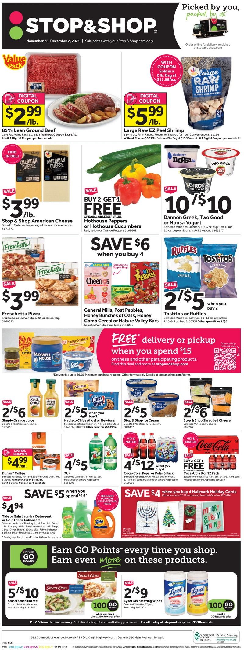 Stop & Shop Weekly Ad Nov 26 – Dec 02, 2021